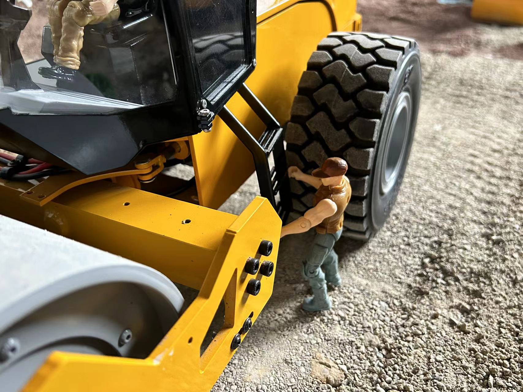 RC Hydraulic Road Roller | 1/14 Road Roller RC Hydraulic