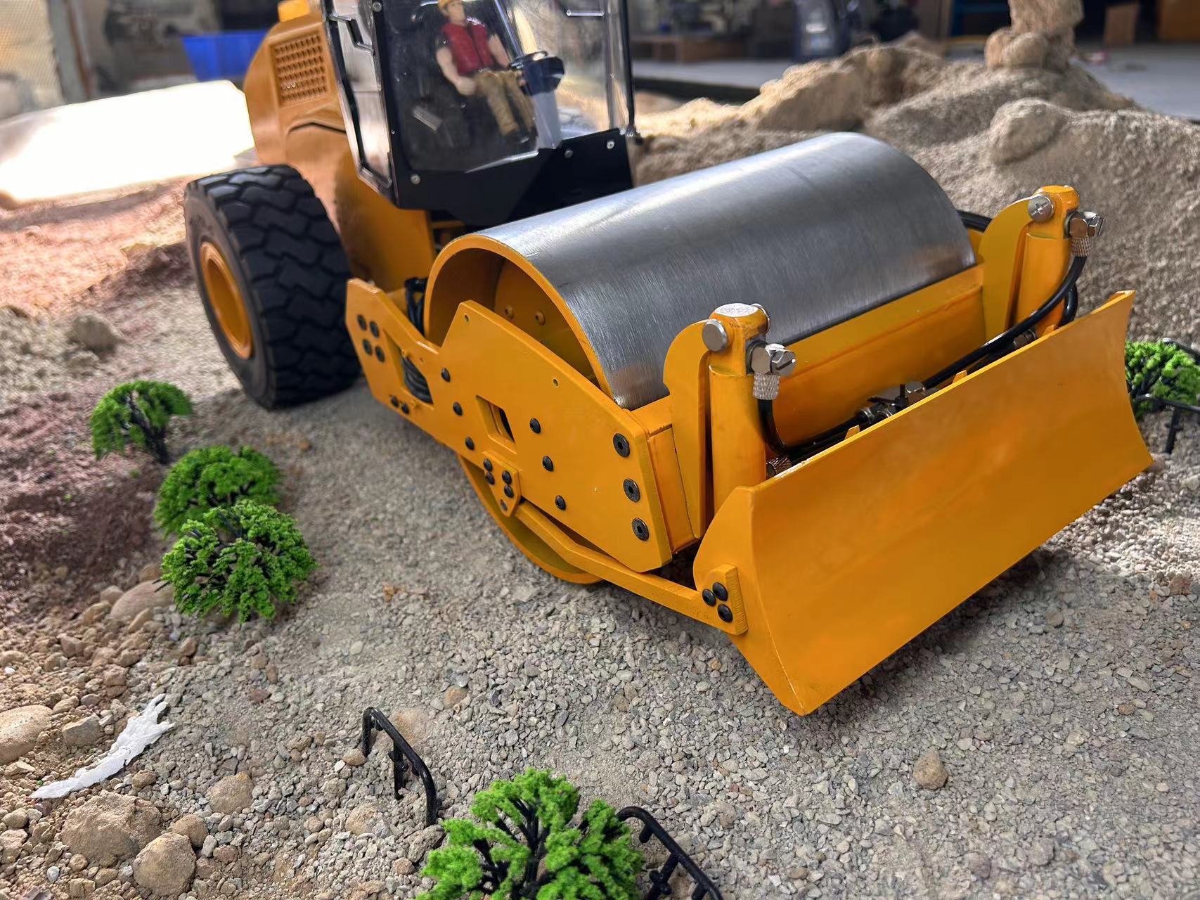 RC Hydraulic Road Roller | 1/14 Road Roller RC Hydraulic