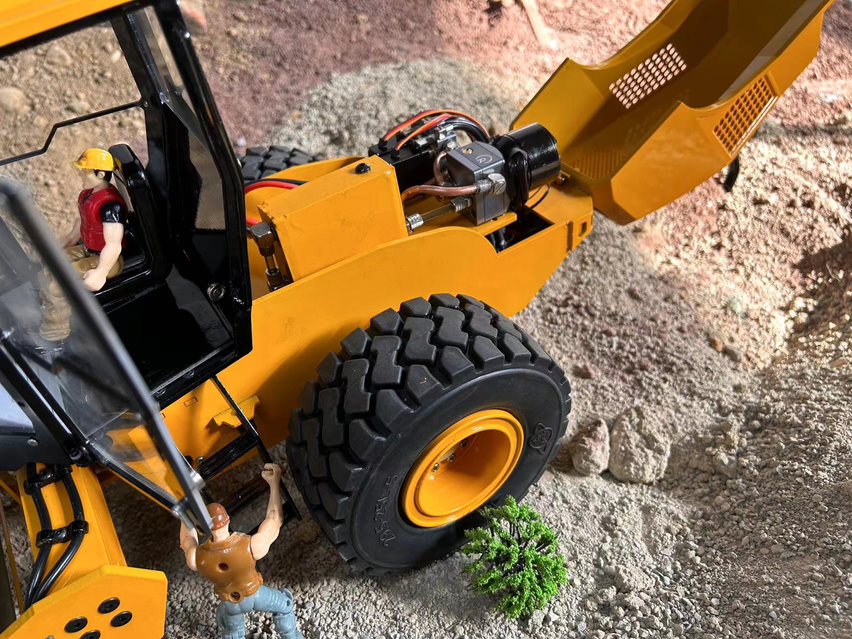 RC Hydraulic Road Roller | 1/14 Road Roller RC Hydraulic