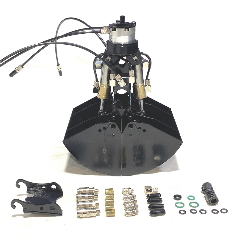 Model Hydraulic Clamshell Bucket For 1/14 Liebherr Excavator 946-Eaglemach