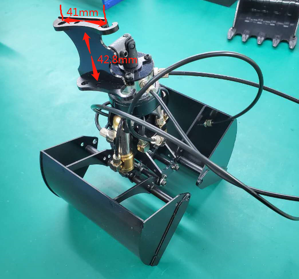 Model Hydraulic Clamshell Bucket For 1/14 Liebherr Excavator 946-Eaglemach